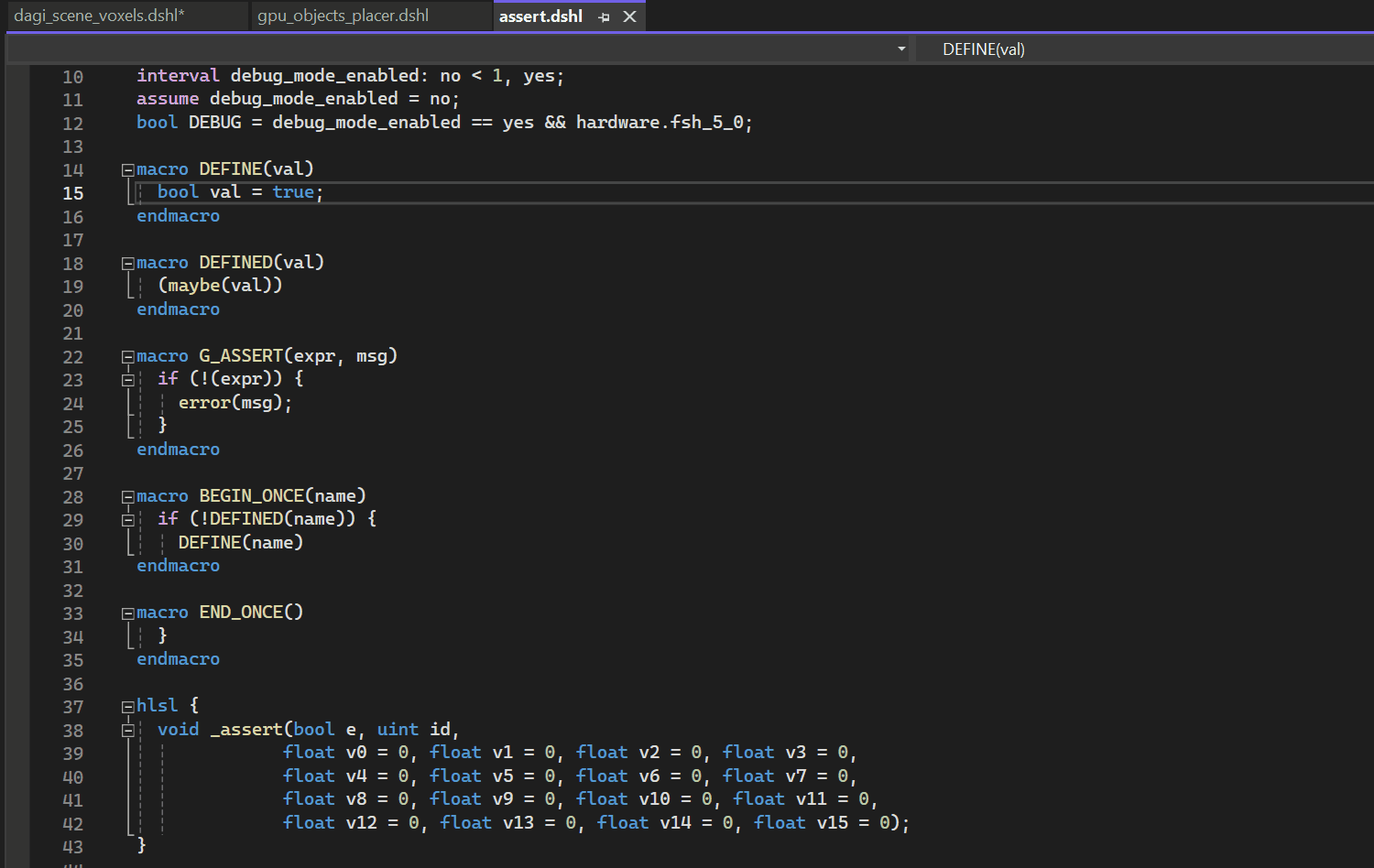 Dagor Shader Language Support - Visual Studio Marketplace